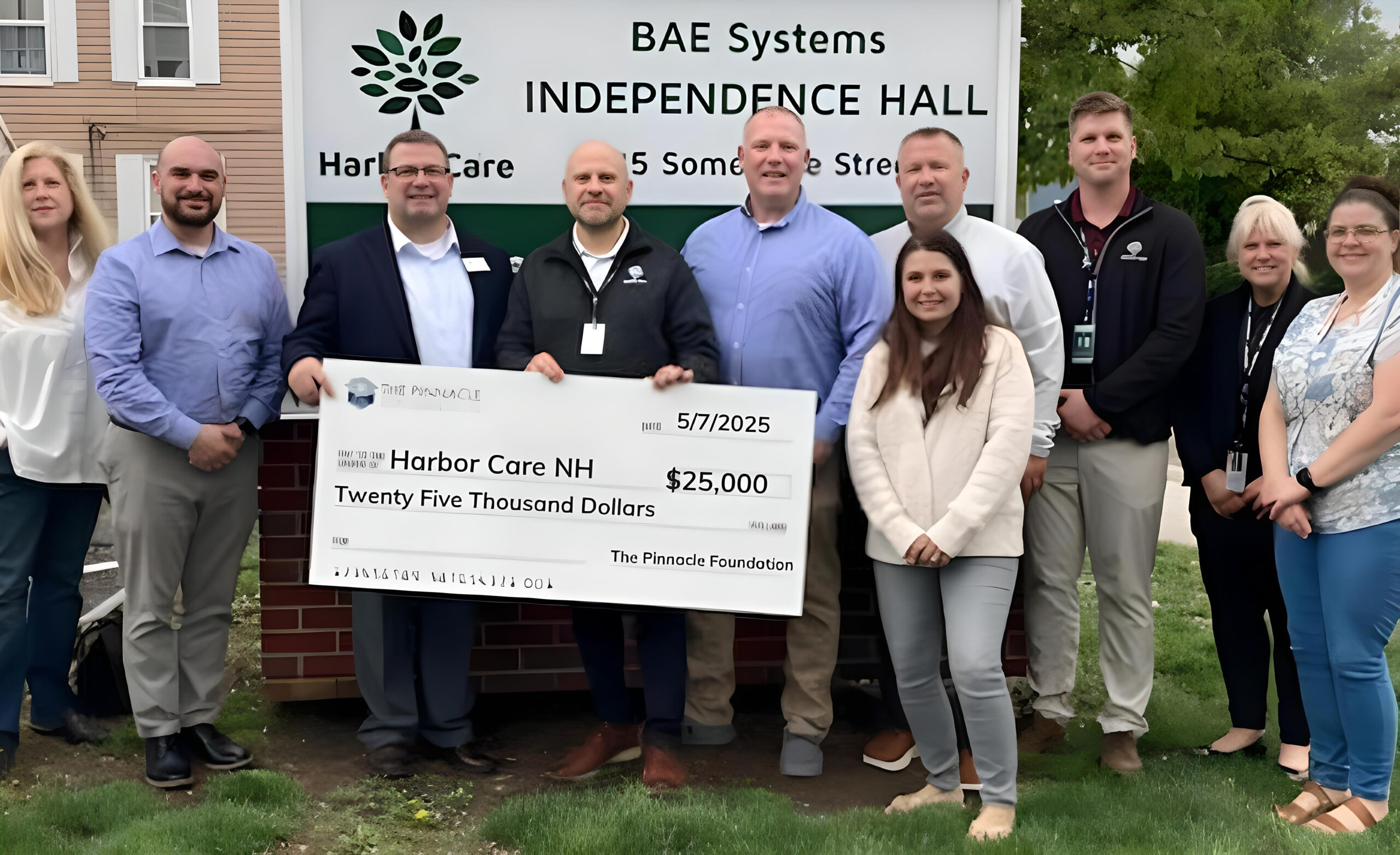 Harbor Care receives $25,000 from The Pinnacle Foundation to help end veteran homelessness in ...